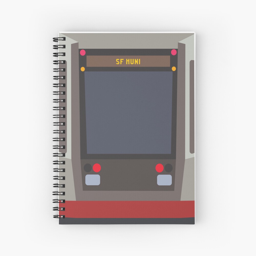 "SF Muni Train "SF MUNI"" Sticker for Sale by CVMakhijani | Redbubble