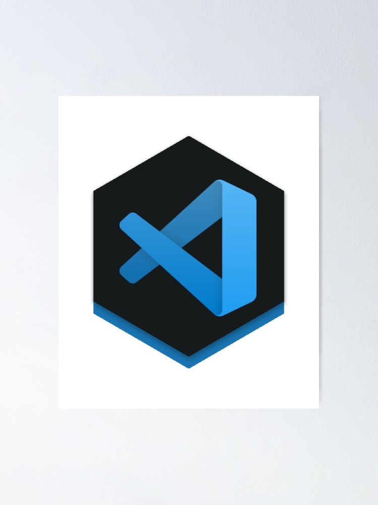 "Visual Studio Code" Poster for Sale by Dev-Corner | Redbubble
