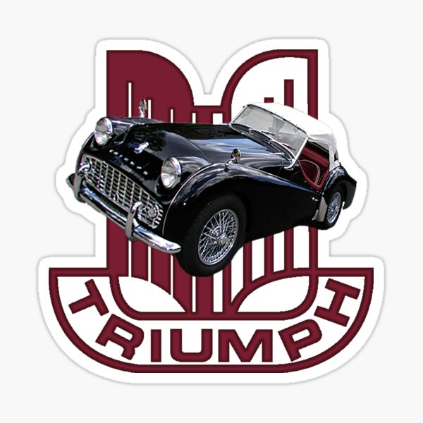 Triumph Tr3 Stickers | Redbubble