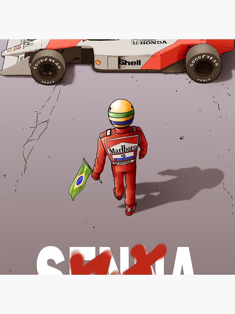 "Design Ayrton Senna " Pin for Sale by AthaliaErma | Redbubble