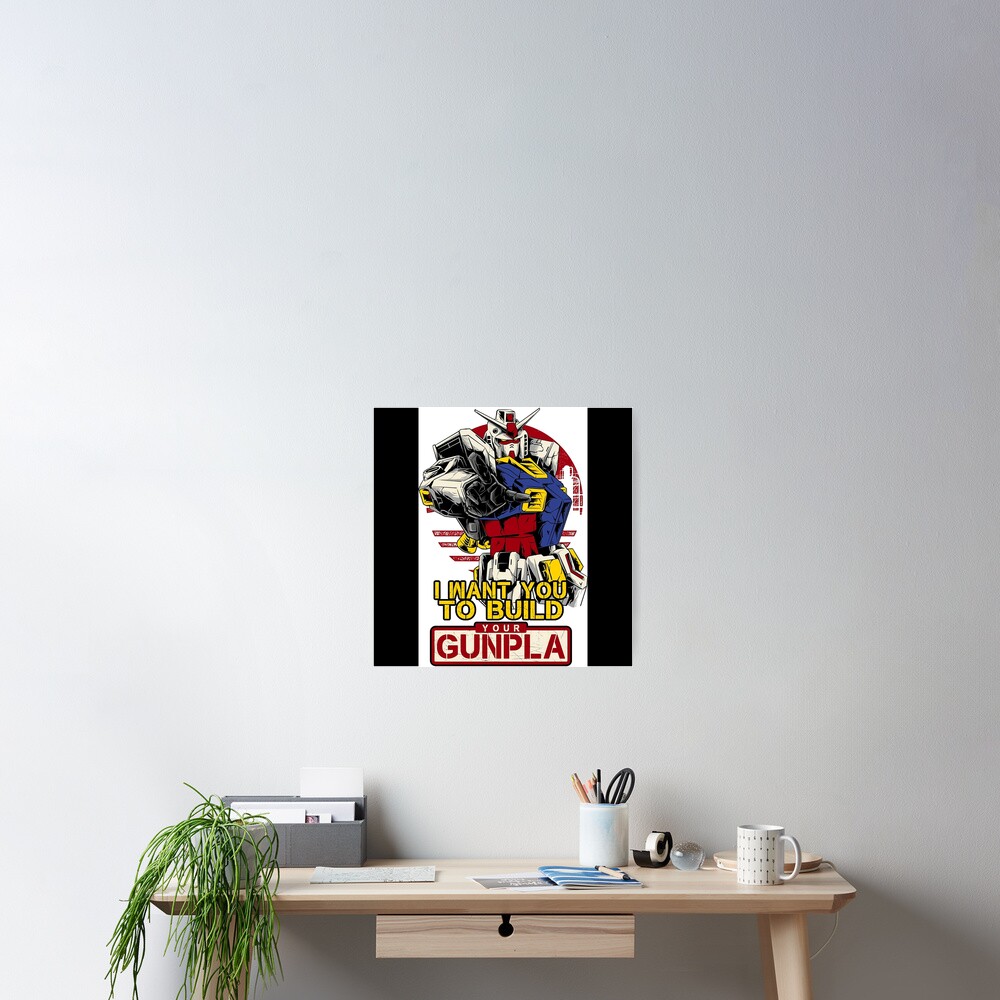 "Your Gunpla" Poster for Sale by Dansergio239 | Redbubble