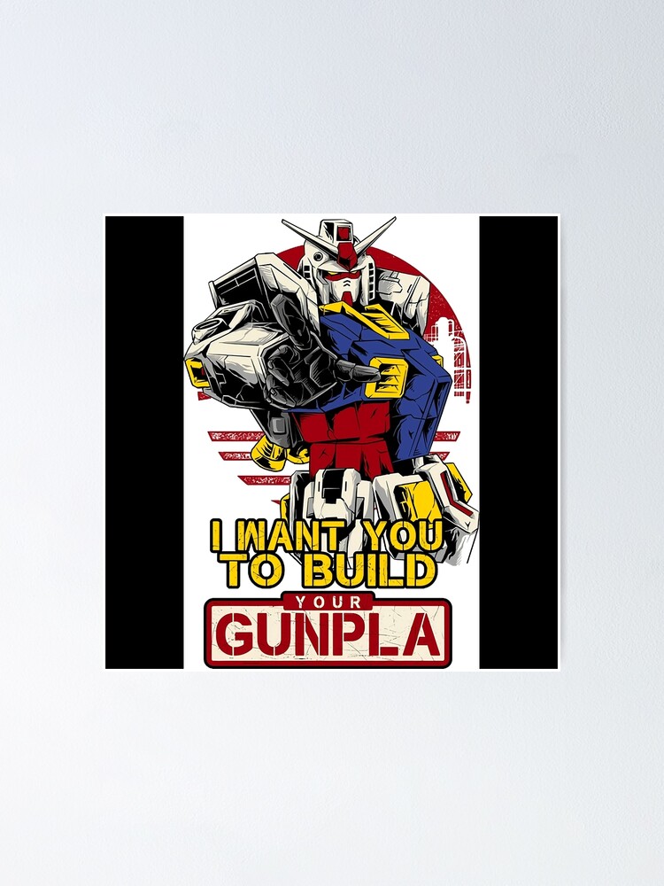 "Your Gunpla" Poster for Sale by Dansergio239 | Redbubble