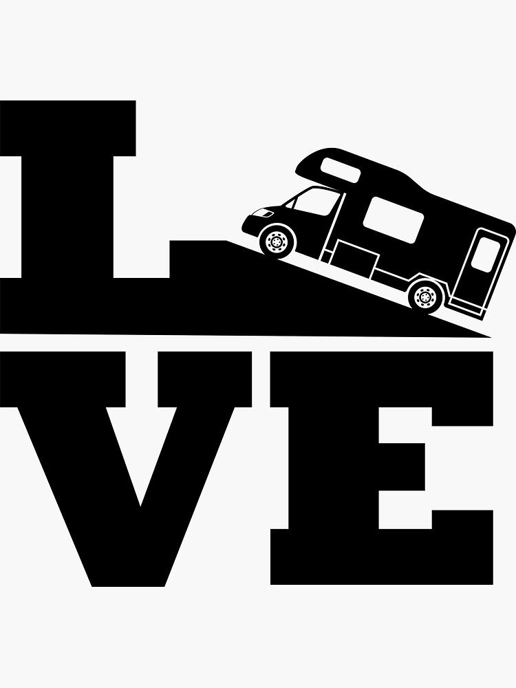"Static caravans| Love caravan funny mobile home" Sticker by farshad01 ...