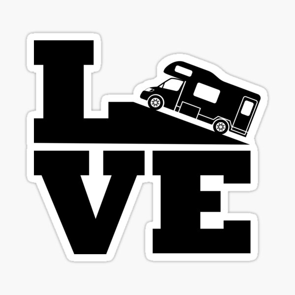 "Static caravans| Love caravan funny mobile home" Sticker by farshad01 ...