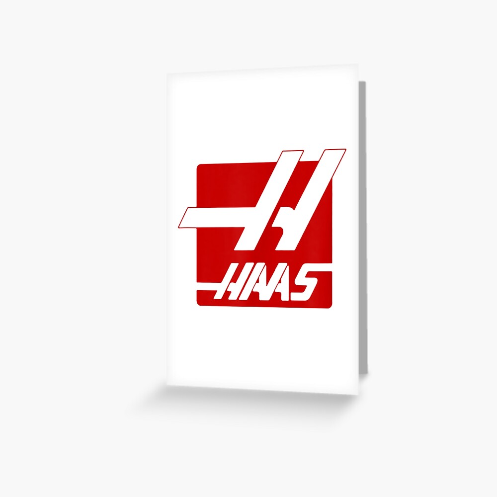 "Haas F1 Racing Team Logo,Magnussen Team 2022 fan made" Greeting Card ...