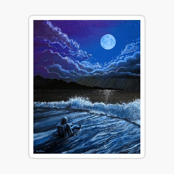 "High Tide Poster" Sticker for Sale by ahrbvalwanfnl | Redbubble