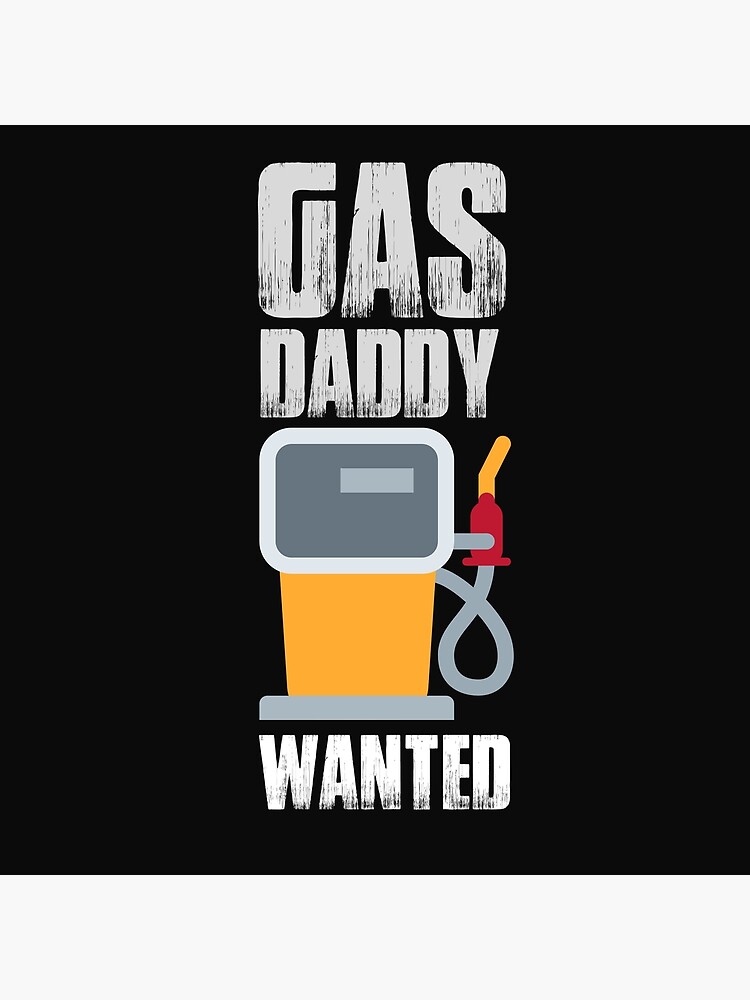 Póster «Vintage Gas Daddy Wanted Bold Tipografía e ilustración» de ...
