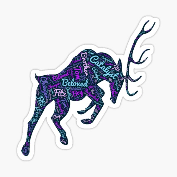 "Fitz the Catalyst" Sticker for Sale by Kestrelle | Redbubble