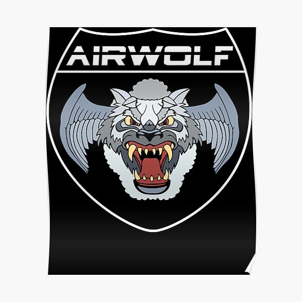 "Airwolf - Inspired by Airwolf" Poster by kerlinelenord | Redbubble