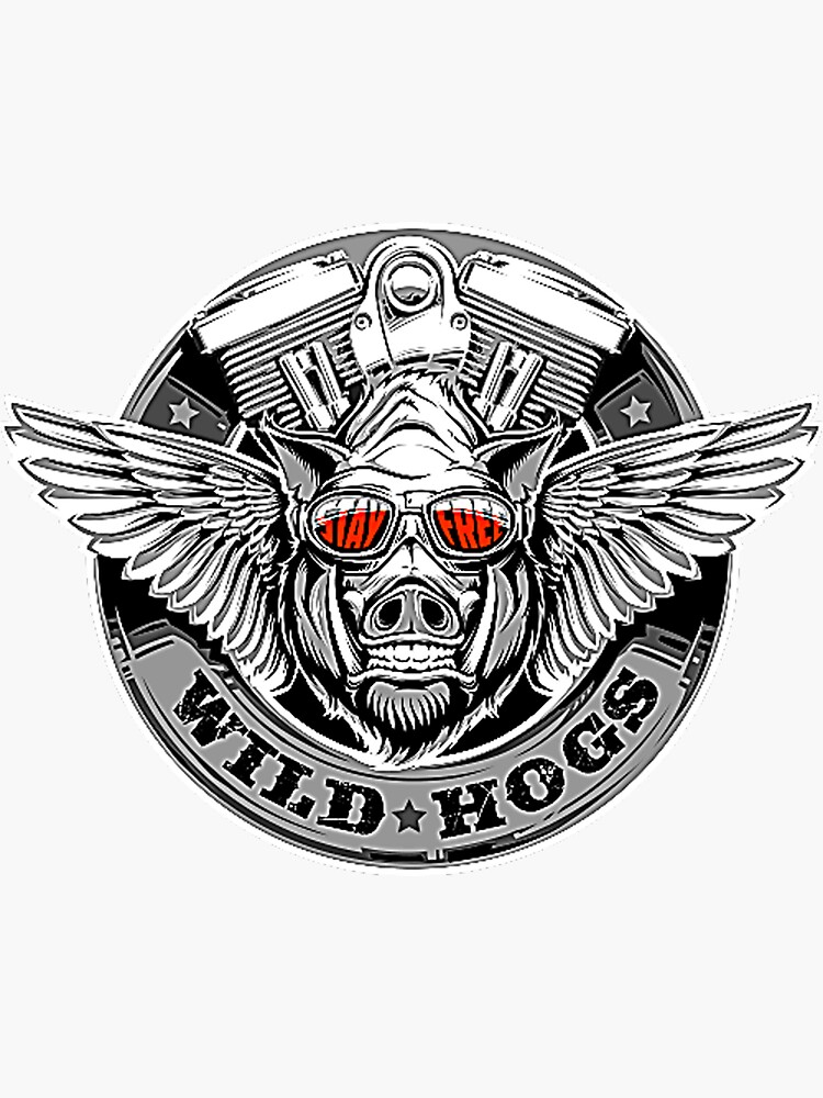 "Wild Hogs" Sticker by dawkinsfryehjpa | Redbubble