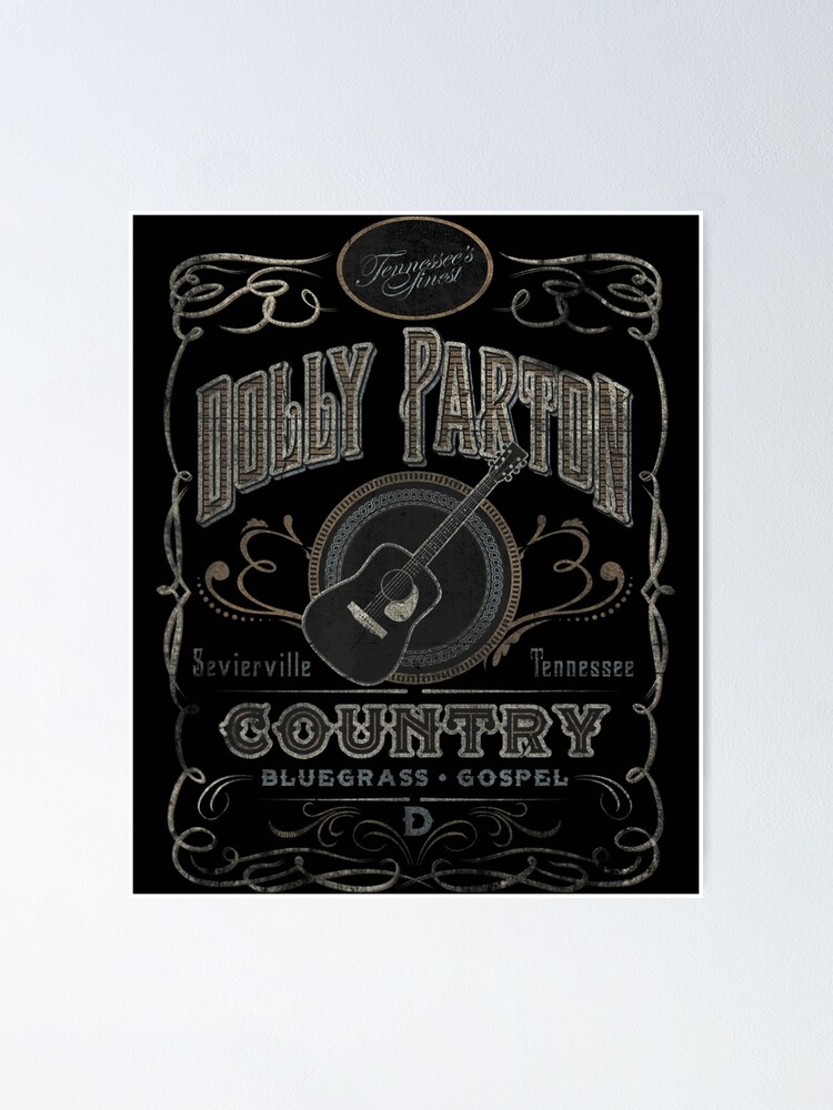 "Dolly Parton Whiskey Label" Poster for Sale by kanipekccople | Redbubble