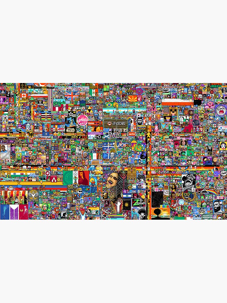 Taza «Reddit r/place 2022, r/place 2022, r/place 2022 Art Print, r ...