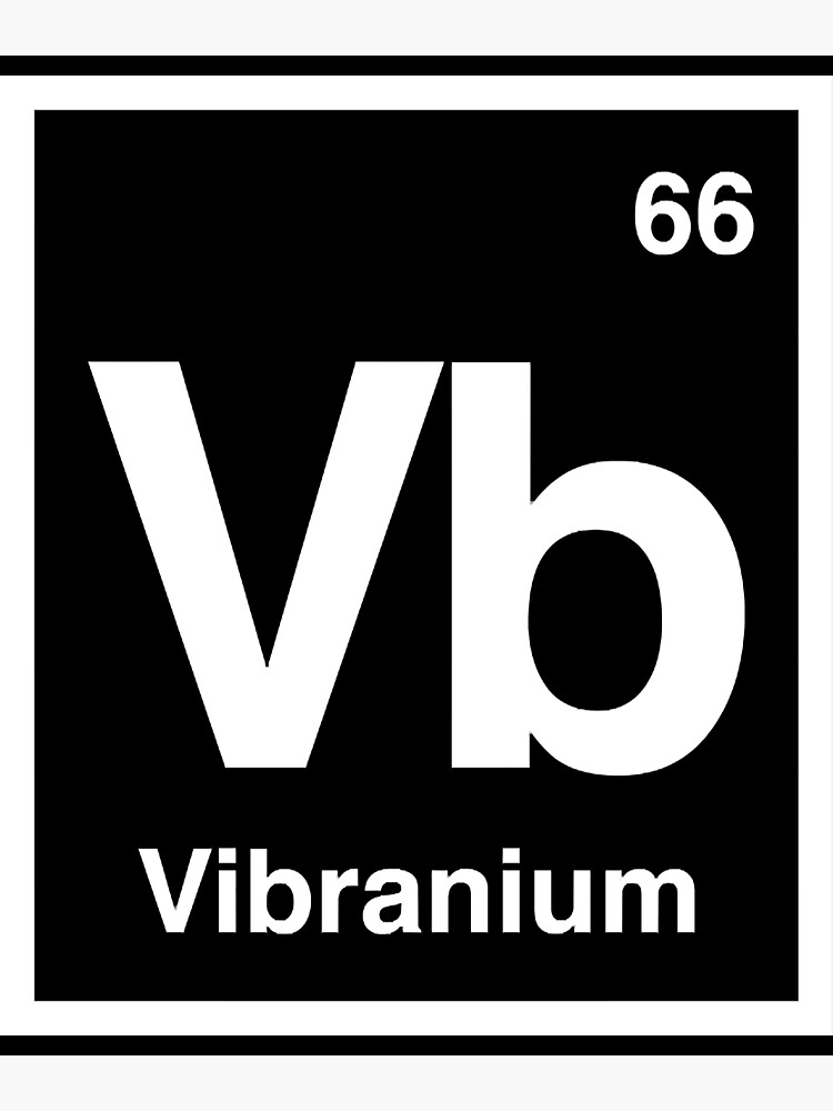 "Vibranium - A Marvel Element" Poster by PaulDonna | Redbubble