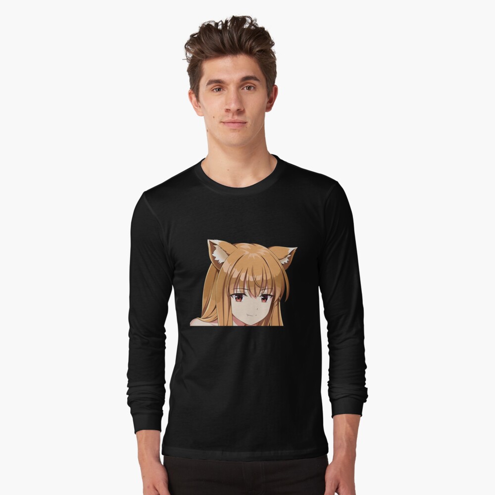 "Holo Peeker Spice And Wolf" Sticker for Sale by WeebooTr4sh | Redbubble