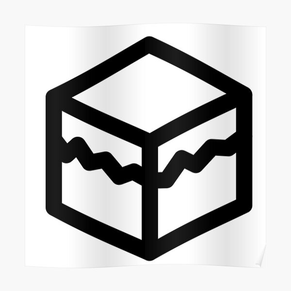 "Minecraft Grass Block" Poster for Sale by jamcaYT | Redbubble