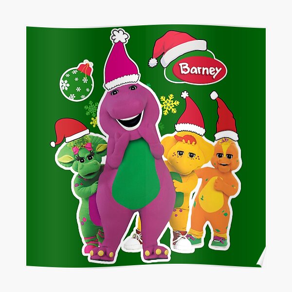 Póster «Barney el dinosaurio y sus amigos navidad» de Razvanje20 ...