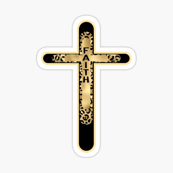 "Christian cross" Sticker by minimalartstory | Redbubble