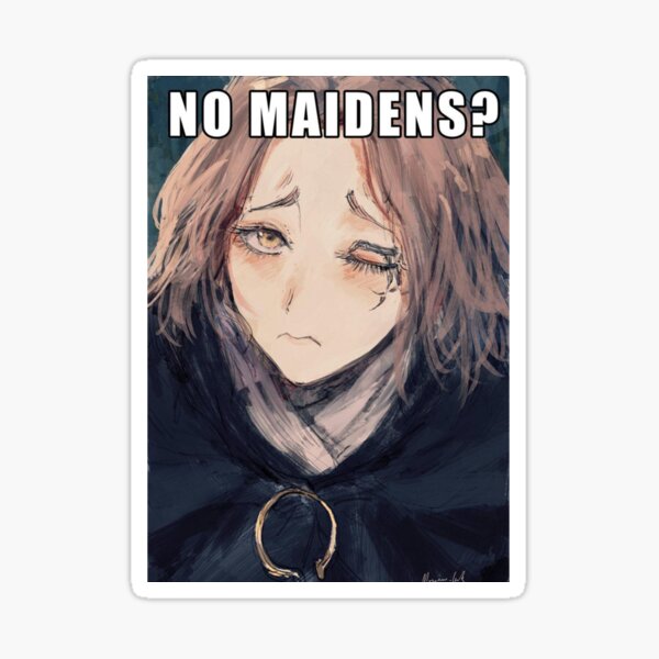 "Elden ring No maidens " Sticker for Sale by Caravanss | Redbubble