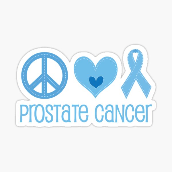 "Prostate Cancer Walk Awareness Ribbon" Sticker by SamuelGandhi | Redbubble