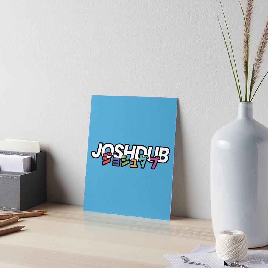 "Joshdub Logo " Art Board Print by SneakerGuy999 | Redbubble