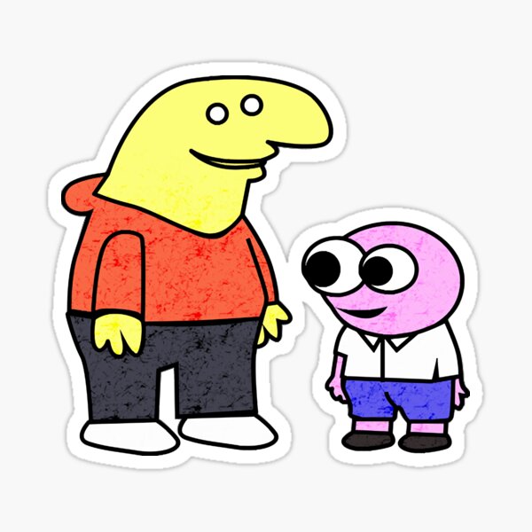 "Smiling Friends TV Series Kids Cartoon " Sticker by CalvinPhil3636 ...