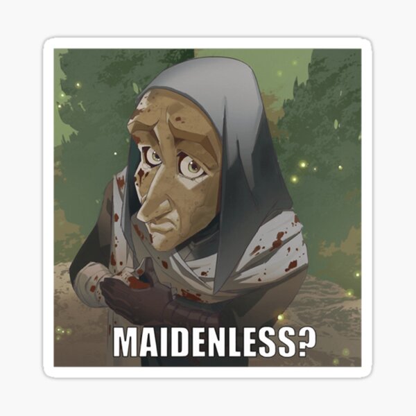 "Maidenless " Sticker for Sale by Caravanss | Redbubble