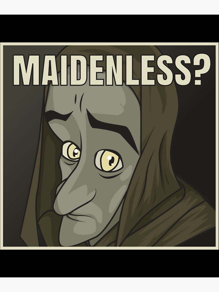 "Maidenless " Poster for Sale by Caravanss | Redbubble