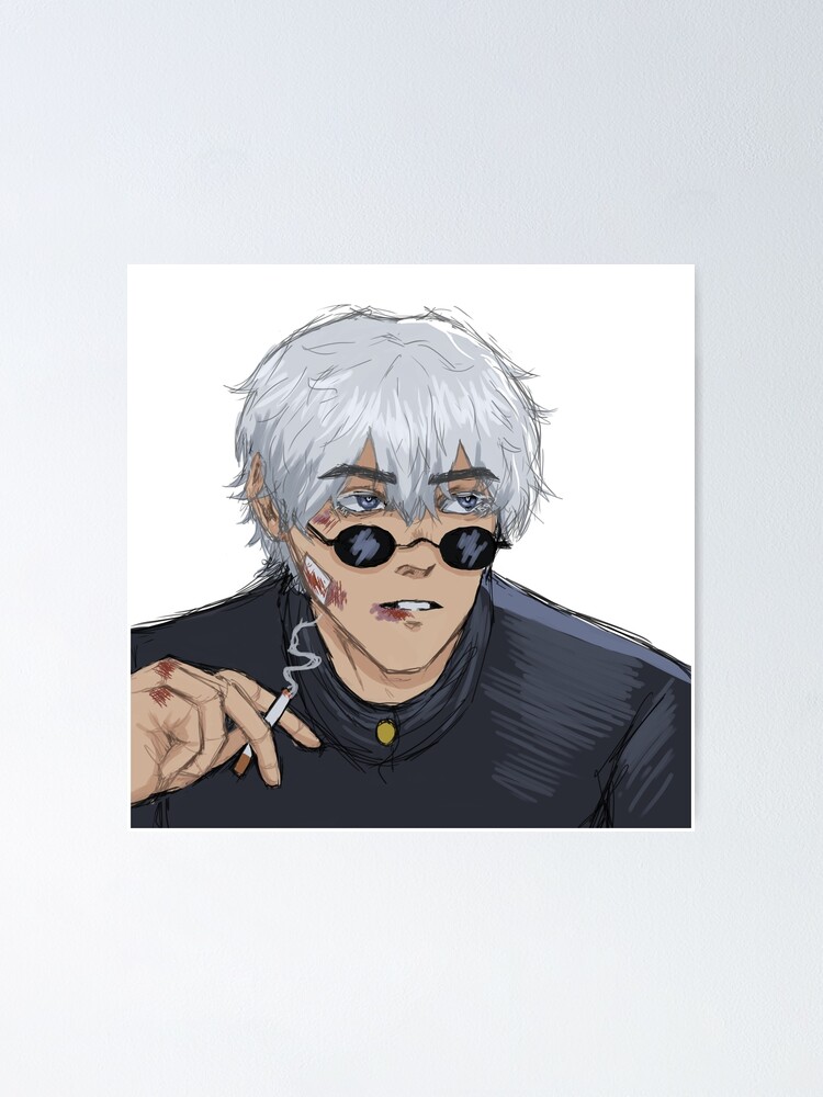 "Teen Gojo" Poster for Sale by peachyhyuck | Redbubble