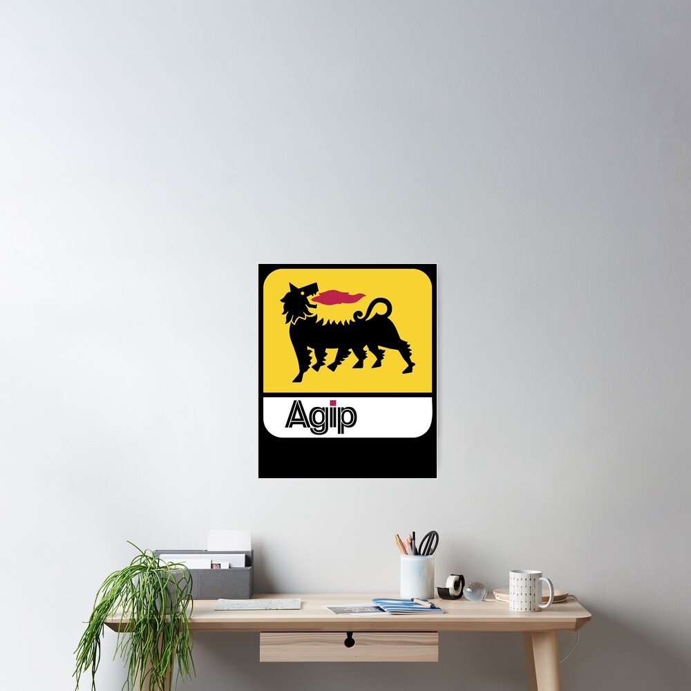 "agip logo" Poster for Sale by WilliamJenk | Redbubble