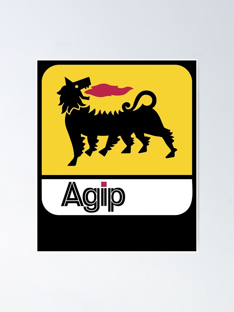 "agip logo" Poster for Sale by WilliamJenk | Redbubble