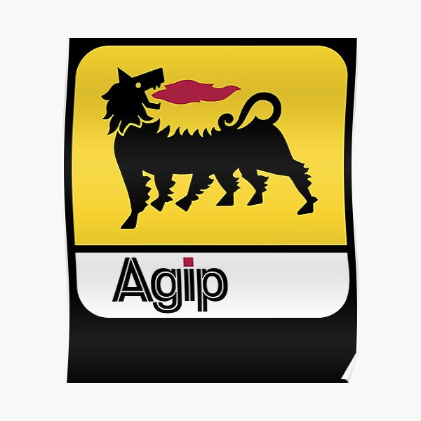 "agip logo" Poster for Sale by WilliamJenk | Redbubble