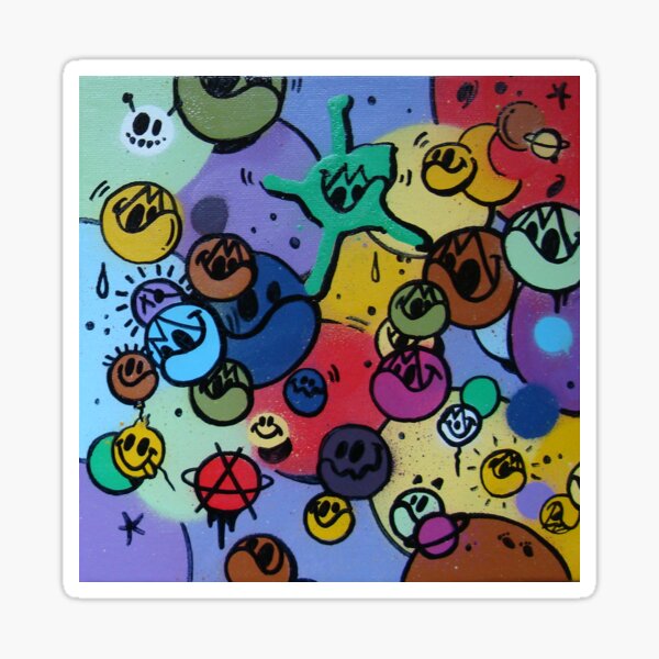 "Fun and Bright" Sticker by yamiuchi | Redbubble