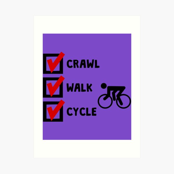 "Crawl Walk Cycle" Art Print for Sale by KevilBenzema | Redbubble