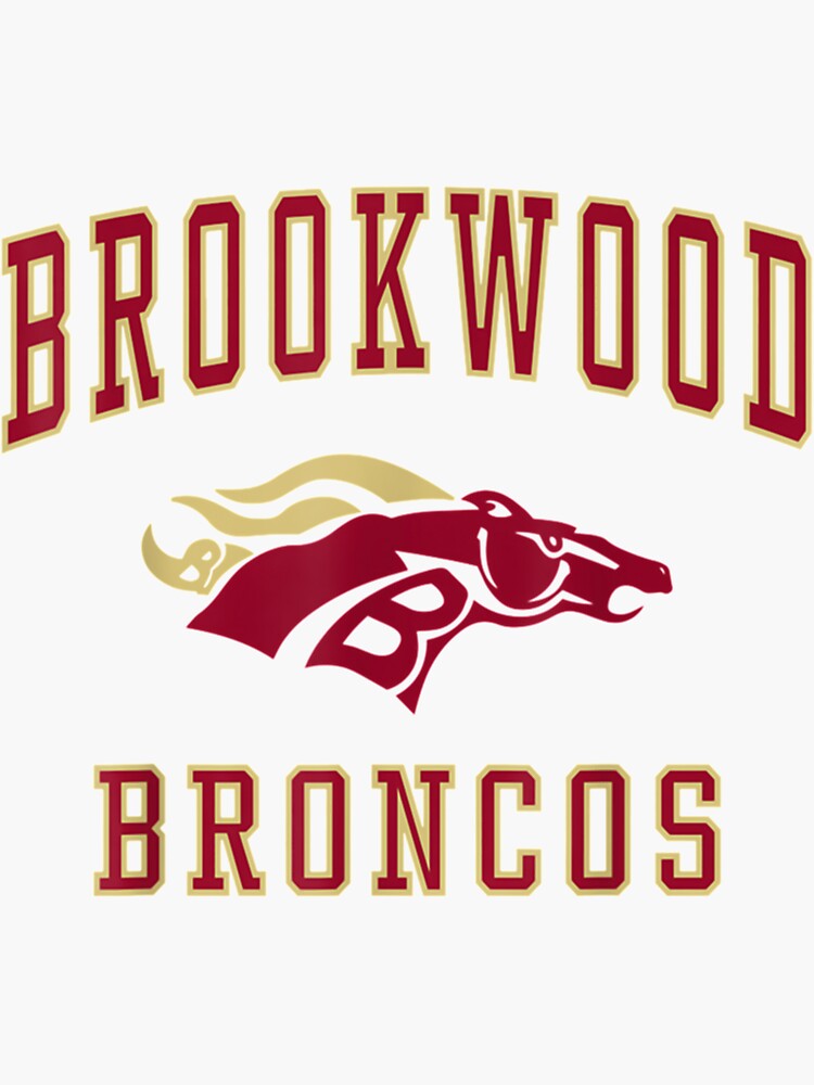 "Brookwood high school broncos " Sticker for Sale by Britney-US | Redbubble