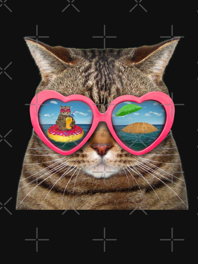 "Funny summer cat meme" T-shirt by TanujaSharma | Redbubble