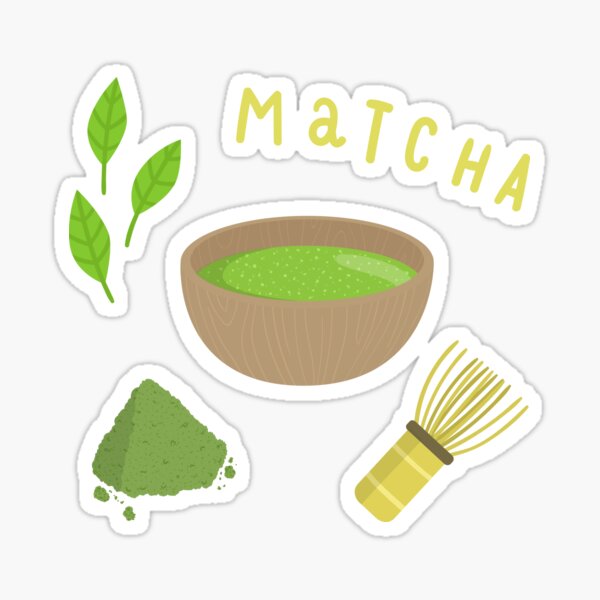 "I love matcha" Sticker for Sale by kondratya | Redbubble