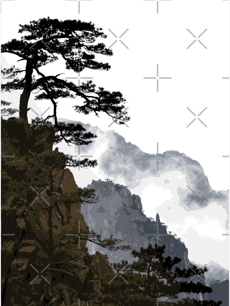 "Japanese Fog - Landscape" Poster for Sale by Aleksander37 | Redbubble