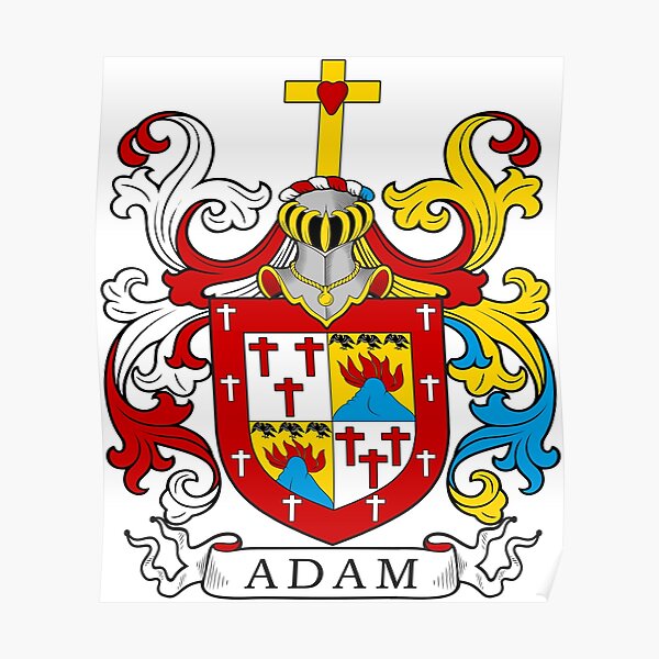 Adam Family Crest Posters | Redbubble