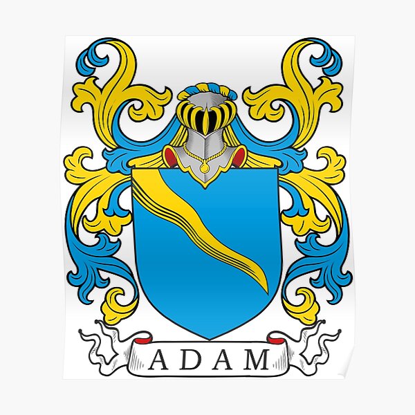 Adam Family Crest Posters | Redbubble