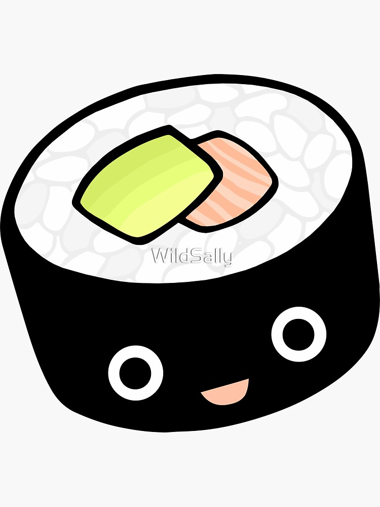 "Let's Sushi! Maki" Sticker by WildSally | Redbubble