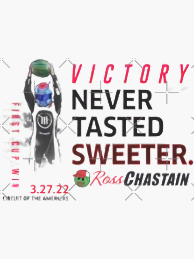 "ross chastain" Sticker by virgin-cruise | Redbubble