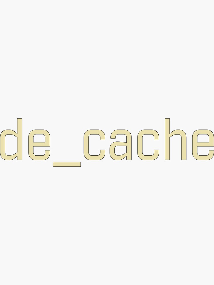 "CSGO: de_cache" Sticker by DesignHelpDesk | Redbubble