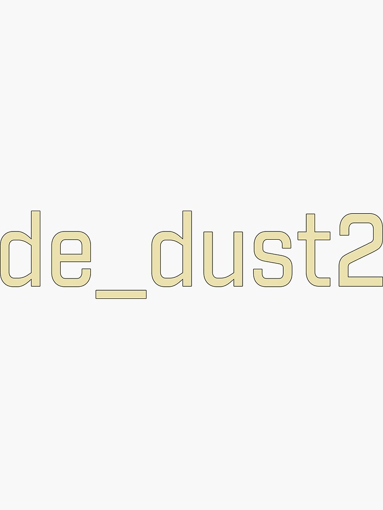 "CSGO: de_dust2" Sticker by DesignHelpDesk | Redbubble