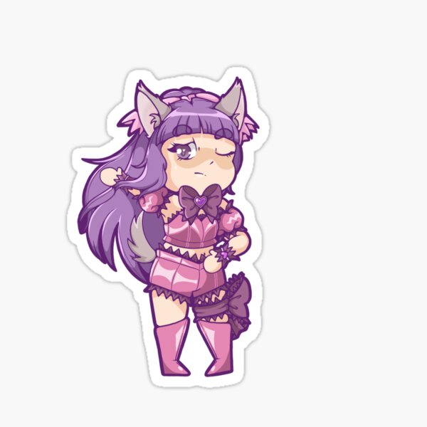 "Chibi Mew Zakuro" Sticker by MyBestyWesty | Redbubble