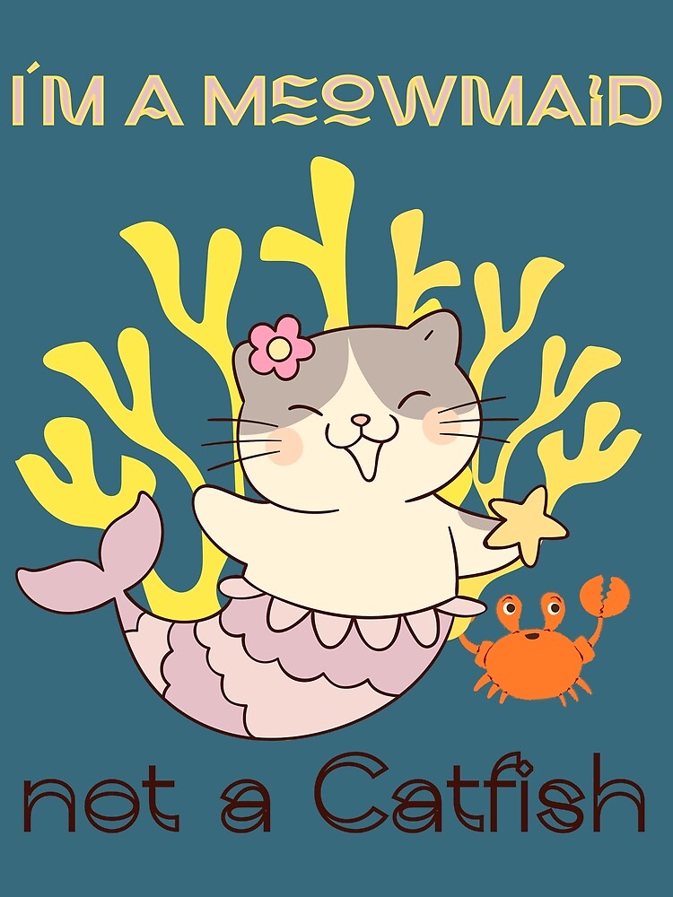 "MeowMaid not Catfish / Meow Maiden / Cats Mermaid / Water Cat ...