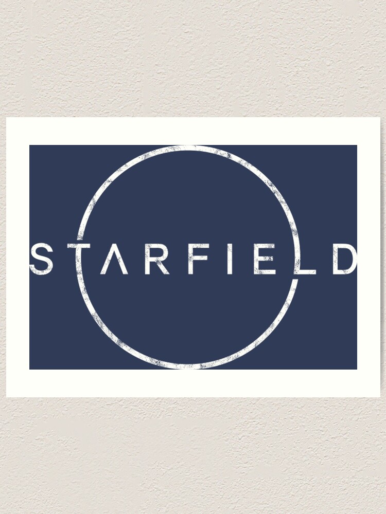 "Starfield Distressed White Logo" Art Print for Sale by BrotherOfPerl ...