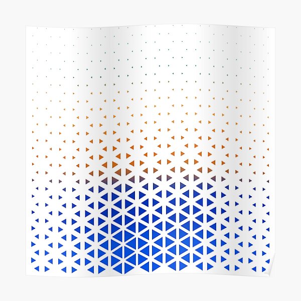 "Moving ascending triangles with a background color gradient - W24 ...