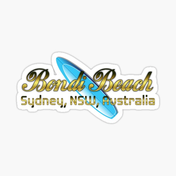 "Surf Bondi" Sticker for Sale by ceebeekay | Redbubble