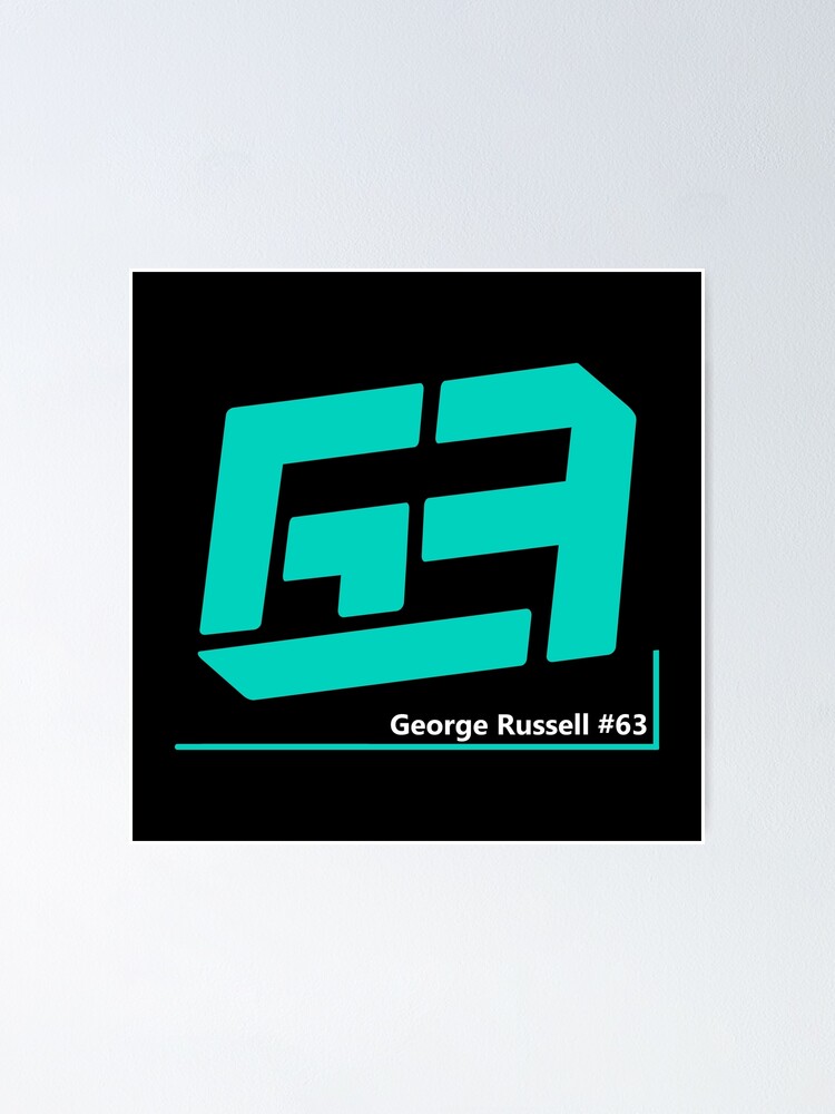 "George Russell 63 F1 2022" Poster for Sale by larsmeijer11 | Redbubble