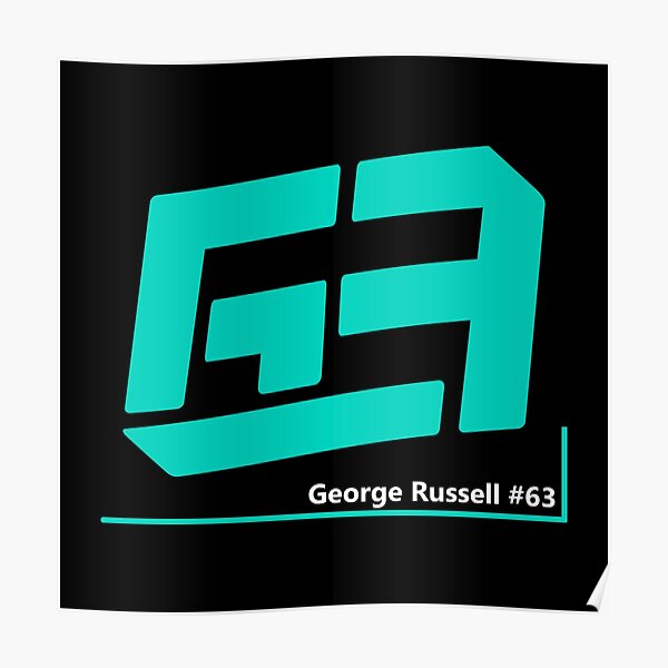 "George Russell 63 F1 2022" Poster for Sale by larsmeijer11 | Redbubble